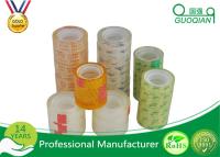 China Acrylic Glue Waterproof Transparent Colored Shipping Tape Printed Company Logo for sale