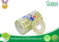 China Acrylic Glue Waterproof Transparent Colored Shipping Tape Printed Company Logo for sale