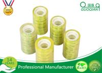 China Acrylic Glue Waterproof Transparent Colored Shipping Tape Printed Company Logo for sale