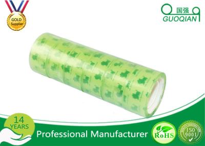 China Single Sided Coloured Parcel Tape , Transparent Colored Tape For Bag Sealing for sale