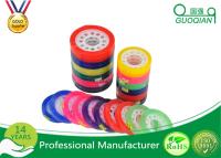 China Custom Colorful Sticky BOPP Stationery Tape Water based For Office Sealing for sale