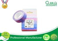 China Custom Printed BOPP Stationery Tape DIY Washi Paper Tape Acrylic Adhesive for sale