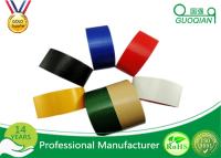 China Personalized Black Electrical Cloth Tape , Cool Fabric Duct Tape For Packing for sale
