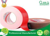 China Red Cloth Duct Tape with Strong Adhesion 50 Mesh Polyethylene Material for sale