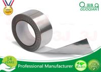 China High Heat Aluminum Foil Tape With Adhesive Sliver / White Color for sale