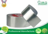 China High Heat Aluminum Foil Tape With Adhesive Sliver / White Color for sale