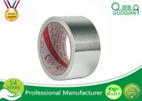 China Reinforced Heat Resistant Foil Tape For Fefrigerator Wind Pipe Sliver Color for sale