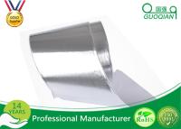 China Sliver Colored Aluminium Insulation Tape , Aluminum Heat Tape For Carton Sealing for sale