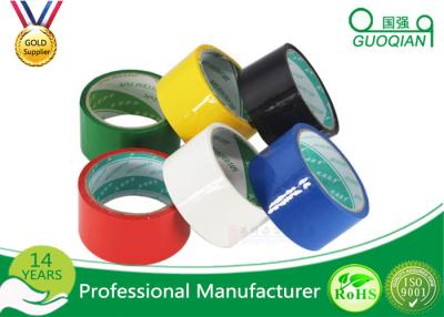China Stable 48mm Red PVC Packing Tape , Light Weight Custom Printed Parcel Tape for sale