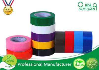 China BOPP Strong Parcel Acrylic Coloured Packaging Tape Single Side 50mm * 66 M for sale