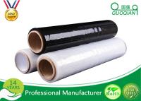 China Hand Stretch Film Packaging Jumbo Roll , Black / Clear Wrapping Film For Pallets for sale