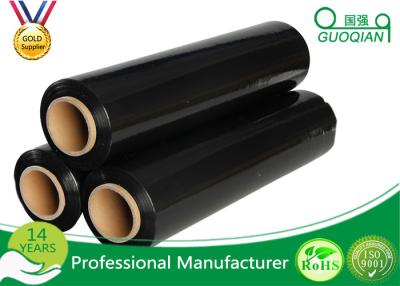 China Hand Stretch Film Packaging Jumbo Roll , Black / Clear Wrapping Film For Pallets for sale
