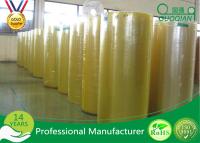 China High Strength Acrylic Glue Plastic Film Roll , Bopp Jumbo Tape For Carton Package for sale