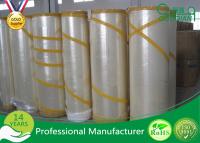 China High Strength Acrylic Glue Plastic Film Roll , Bopp Jumbo Tape For Carton Package for sale