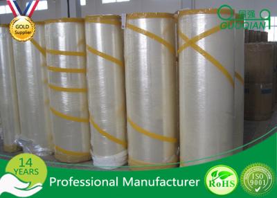 China Water Resistant AdhesiveTape BOPP Jumbo Roll Polypropylene Film 40mic / 42mic / 45 Mic for sale