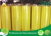 China Logo Custom Printed Bopp Jumbo Tape , Wide Packing Tape Jumbo Roll Polypropylene Film for sale