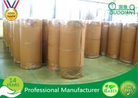 China White / Yellow Adhesive Bopp Tape Jumbo Roll For Industrial Carton Bundling for sale