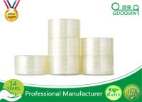 China Permanent Carton Sealing Tape , 50mm Silent Custom Printed Tape Water Activated for sale