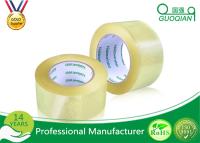 China Anti Buffer Acrylic Strong Clear Adhesive Tape , Personalized Crystal Clear Tape Water Base for sale
