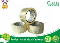 China Low Noise Transparent Crystal Clear Tape Environment Protection Fragile for sale
