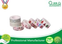 China 15mm * 10m Decorative Glitter Washi Paper Tape For Scrapbooking / DIY Crafts for sale