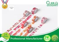 China 6 Pantone Color Printing Cute Masking Washi Paper Tape For Decoration / DIY Craft for sale