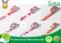 China 6 Pantone Color Printing Cute Masking Washi Paper Tape For Decoration / DIY Craft for sale