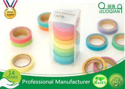 China Arts / Gift Crafts Wrapping Japanese Washi Paper Tape Girls Favorite Color for sale