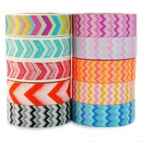 China Colorful Custom Printed Washi Tape Decorative Masking Tapes For Boxing Masking for sale