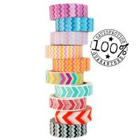 China Scrapbooking Writing Custom Printed Washi Tape Waterproof Environment Friendly for sale