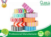 China Arts Make / Crafts Decorative Washi Masking Tape Custom Printing For Gift Box for sale