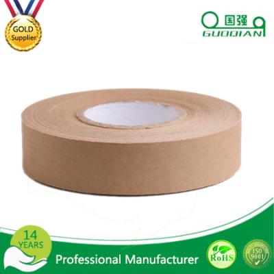 China Water Activated Gummed Brown Paper Tape Kraft Paper Self Adhesive For Masking for sale