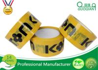 China High Adhesive Strength Custom Printed Tape , BOPP Self Adhesive Paper Tape for sale