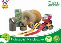 China Logo Print Bopp Adhesive Tape Acrylic Adhesive Glue For Commercial Package for sale