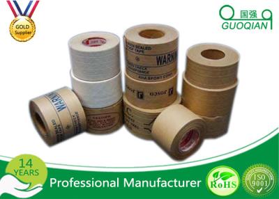 China Colored Masking Paper Packaging Tape , Kraft Sealing Tape For Sealing Carton for sale