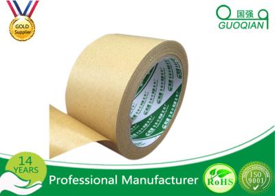 China Durable Reinforced Gummed Kraft Paper Tape , Plastic Film Tape 0.14mm Thickness for sale