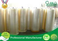China Film Bopp Adhesive Tape , Hot Melt Bopp Tape Jumbo Roll With Customized Width for sale