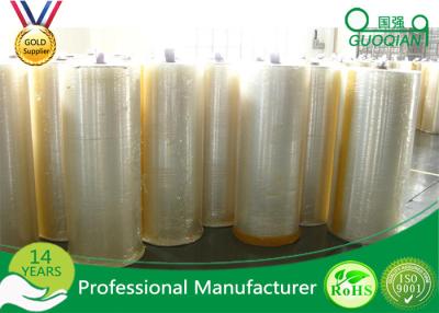 China Film Bopp Adhesive Tape , Hot Melt Bopp Tape Jumbo Roll With Customized Width for sale