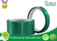 China Green Insulated Electrical Tapes 200C No Printing For Paint Masking for sale