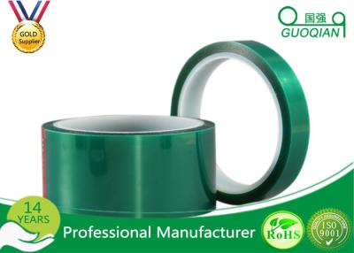 China Green Insulated Electrical Tapes 200C No Printing For Paint Masking for sale