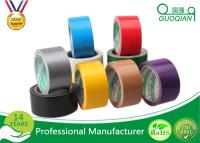 China Acrylic Adhesive Single Sided Cloth Duct Tape / Tissue Packing Narrow Duct Tape For Carpet Fixed for sale