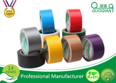 China Acrylic Adhesive Single Sided Cloth Duct Tape / Tissue Packing Narrow Duct Tape For Carpet Fixed for sale