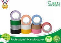 China Acrylic Adhesive Single Sided Cloth Duct Tape / Tissue Packing Narrow Duct Tape For Carpet Fixed for sale