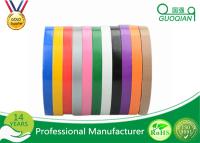 China Acrylic Adhesive Single Sided Cloth Duct Tape / Tissue Packing Narrow Duct Tape For Carpet Fixed for sale