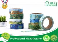 China Van Gogh Painting Washi Paper Tape 1.5cm*7m For Album DIY Diary Decorative Stickers for sale