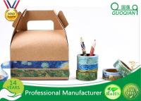 China Van Gogh Painting Washi Paper Tape 1.5cm*7m For Album DIY Diary Decorative Stickers for sale