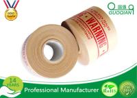 China Water Activated Kraft Paper Tape Anti Static With Cotton Thread For Packing for sale