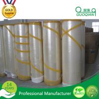China High Strength Acrylic Opp Packing Bopp Jumbo Roll Tape With 36-56 Mic , 4000m X 1280mm for sale