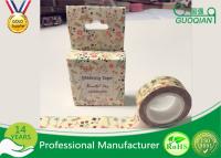 China DIY Japanese Washi Masking Tape 1.5cm X 10m For Wall Decorative And Gift Box for sale
