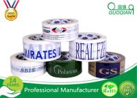 China Customized Printed Packing Tape Double Colour Logo Printed Bopp Tape For Box Sealing for sale